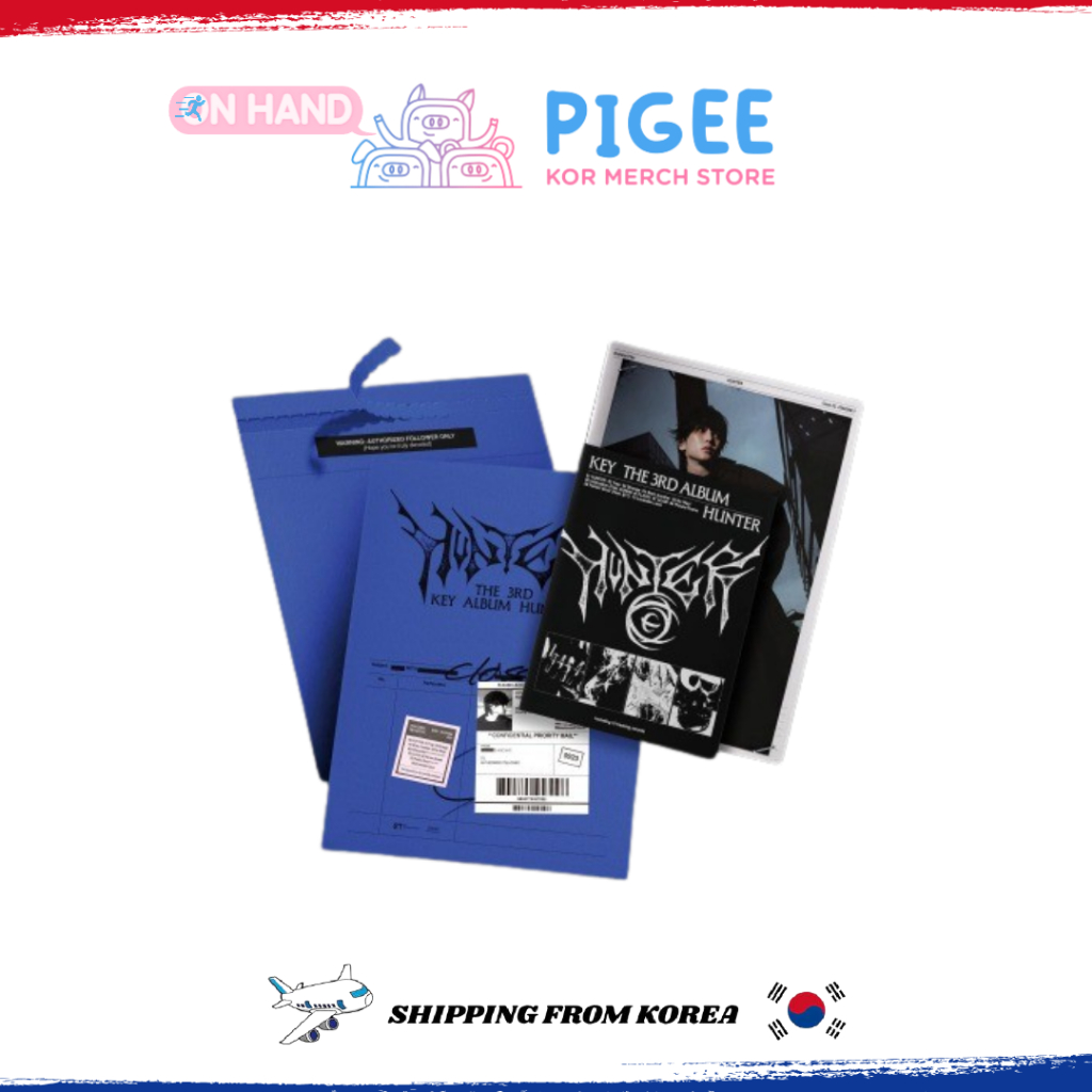 SHINEE KEY - [ HUNTER ] 3RD ALBUM (ARCHIVE Ver.) | 蝦皮購物