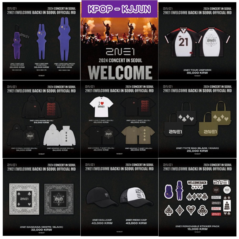 2NE1 [WELCOME BACK] IN SEOUL OFFICIAL MD | 蝦皮購物