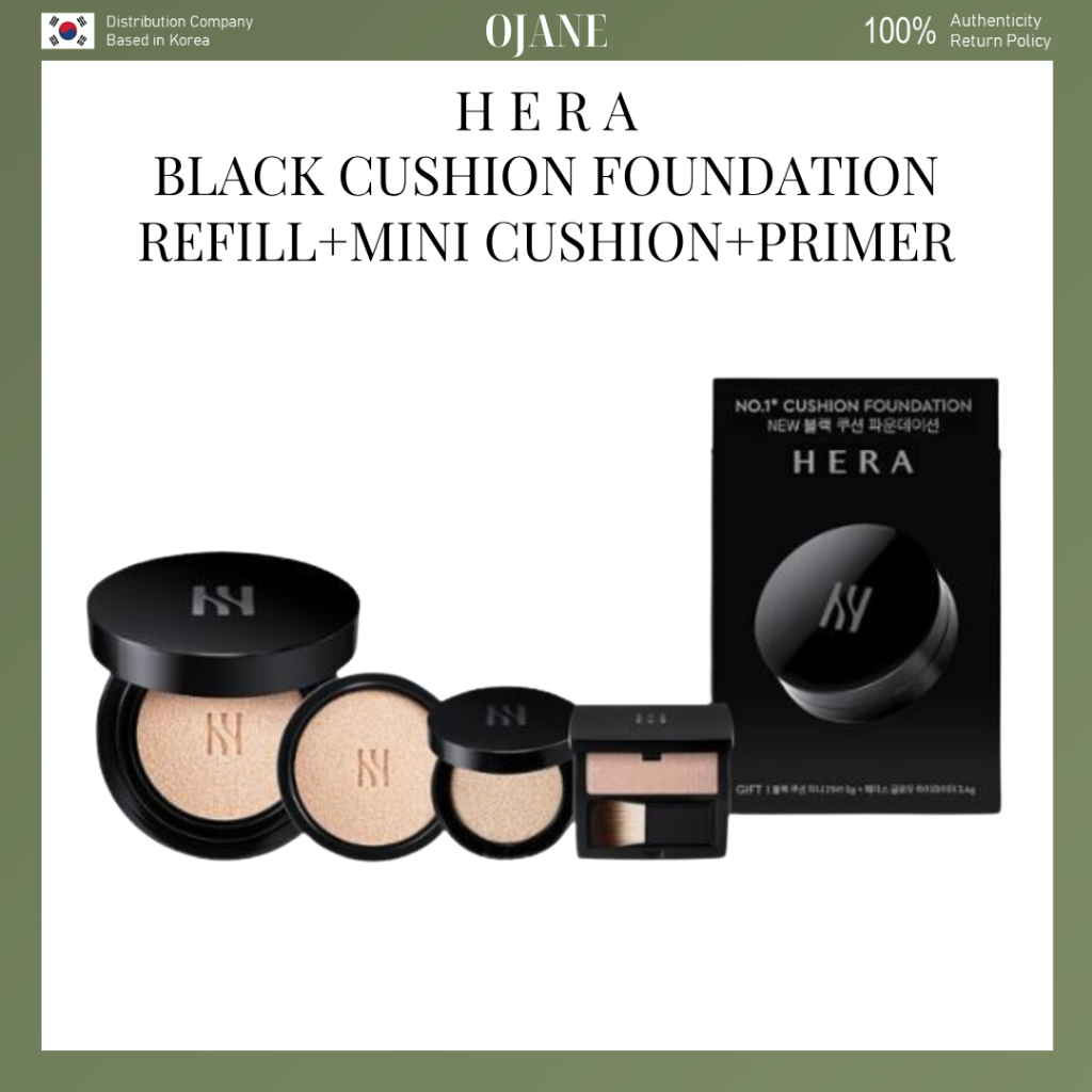 [Hera] 黑色氣墊粉底 15g (+補充裝 15g, 迷你氣墊 21N1 5g, Hilighter)(First- | 蝦皮購物