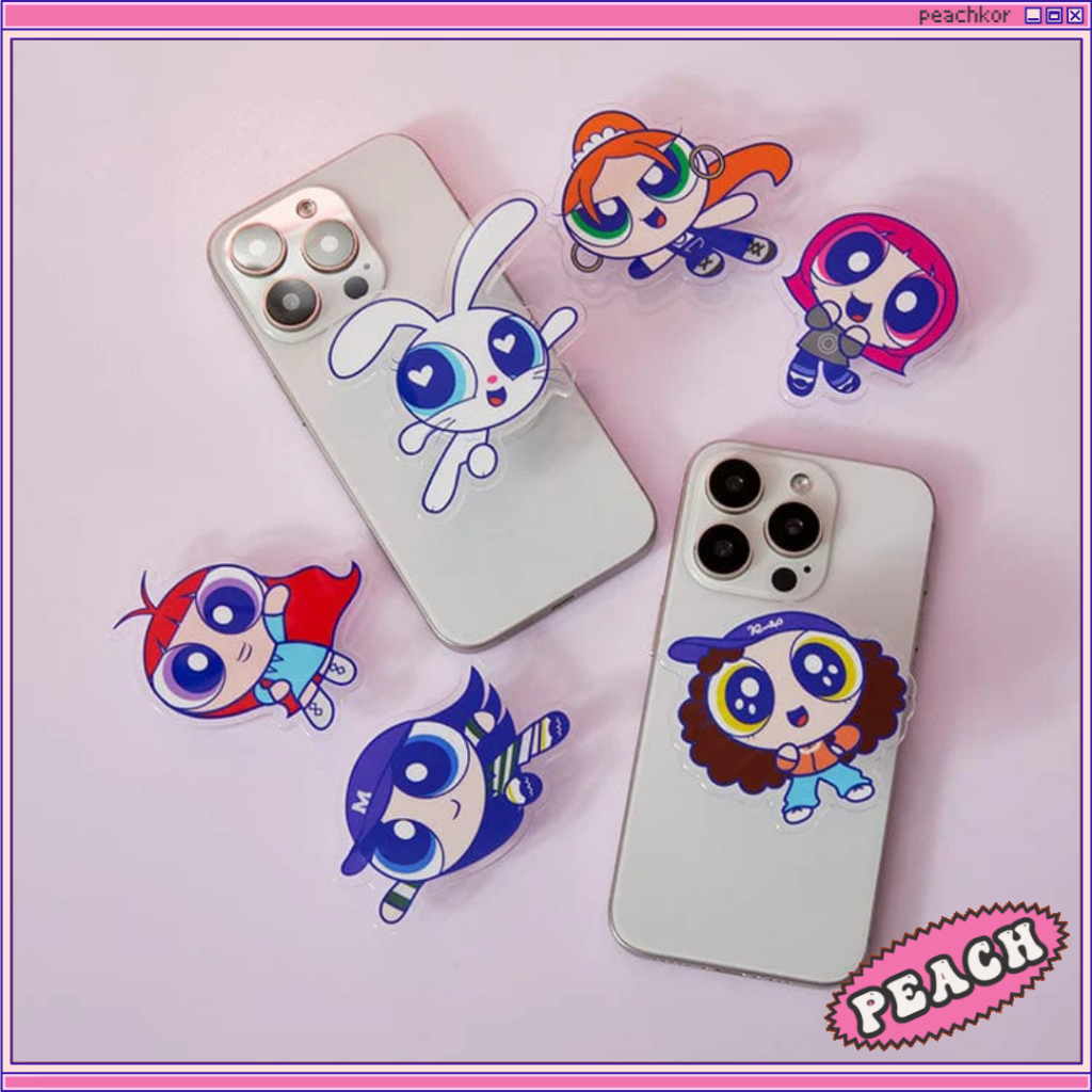 NewJeans The Powerpuff Girls Phone Grip 飛天小女警 手機支架 New Jeans | 蝦皮購物