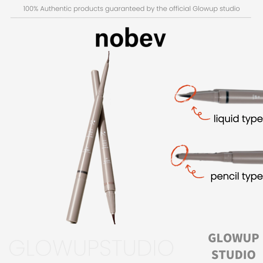 Nobev Slim Edge 雙頭眼線筆 (7色) 防暈染精細筆尖彩妝眼線 | 蝦皮購物