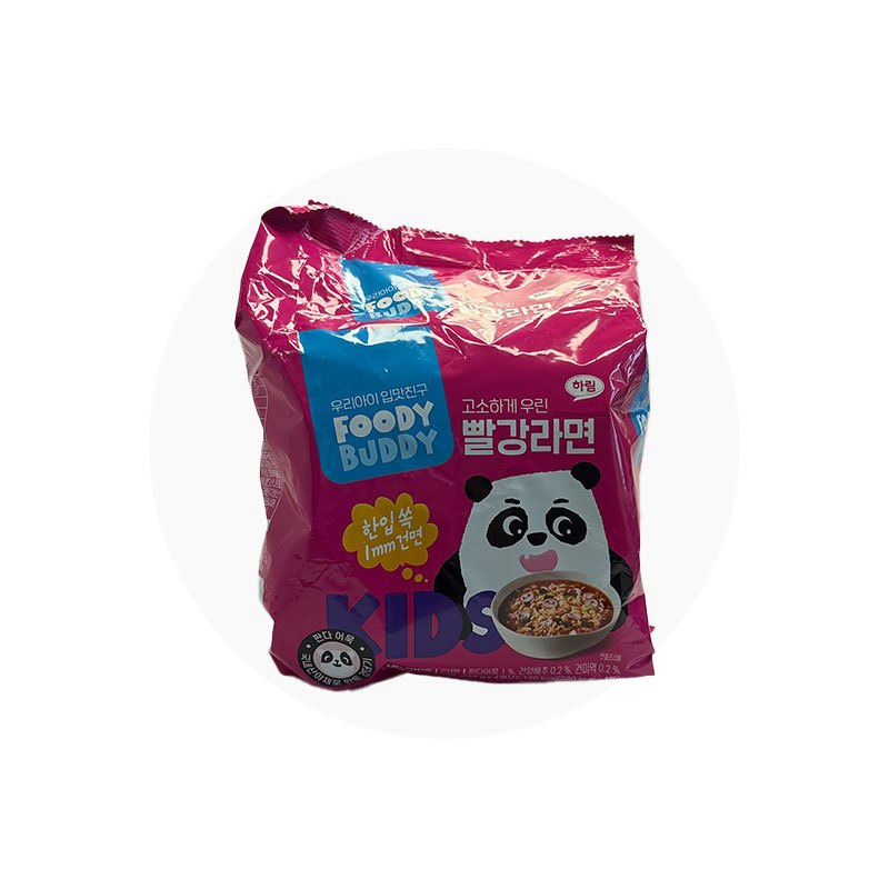 [FOODY BUDDY] 韓國健康兒童麵條 4EA / 4-8 歲兒童非油炸麵條 4EA / 兒童麵條 / 兒童拉麵 | 蝦皮購物