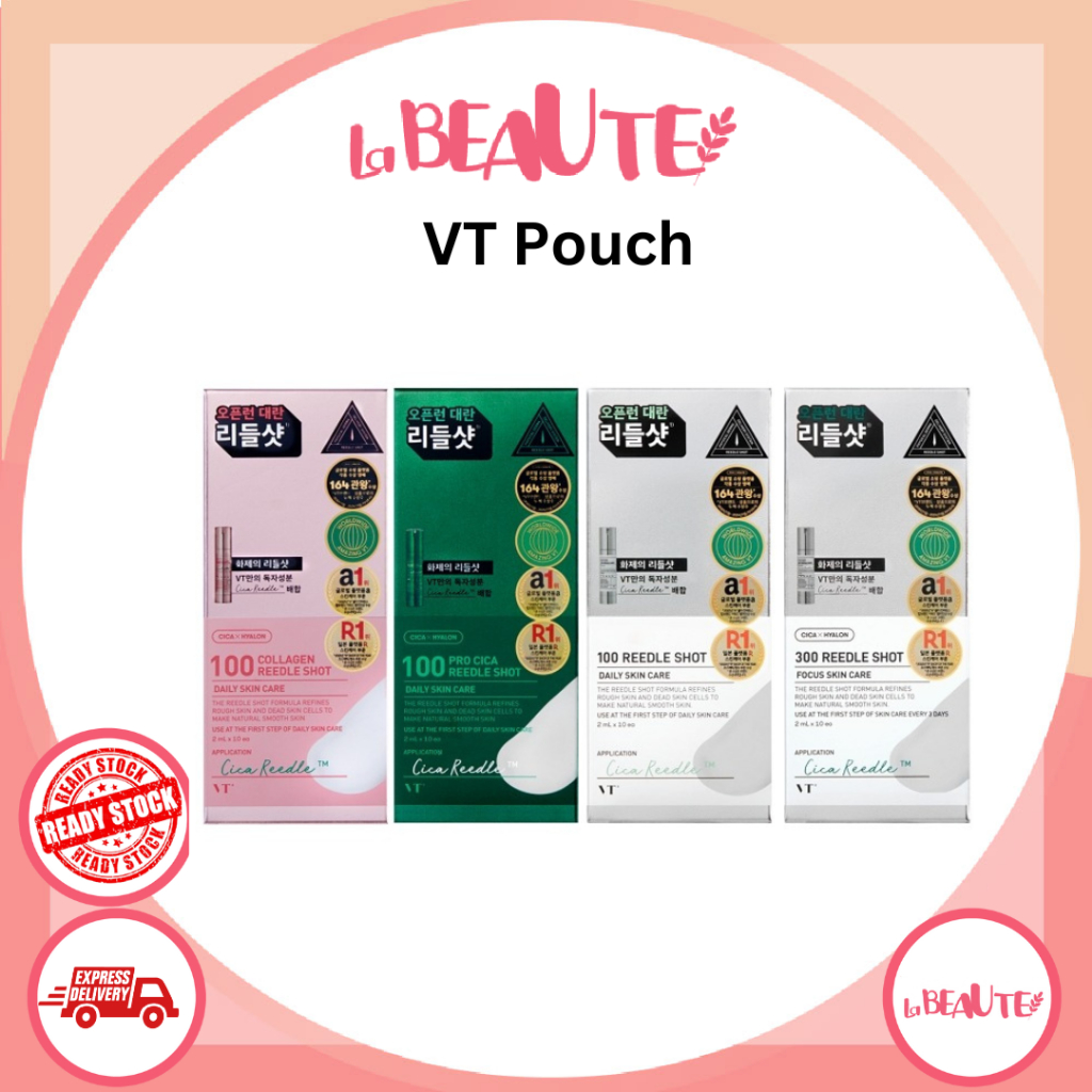 [VT] Reedle SHOT 袋裝 (2ml x 10ea /2ml x 6ea) - 100 / 300 / 膠原 | 蝦皮購物