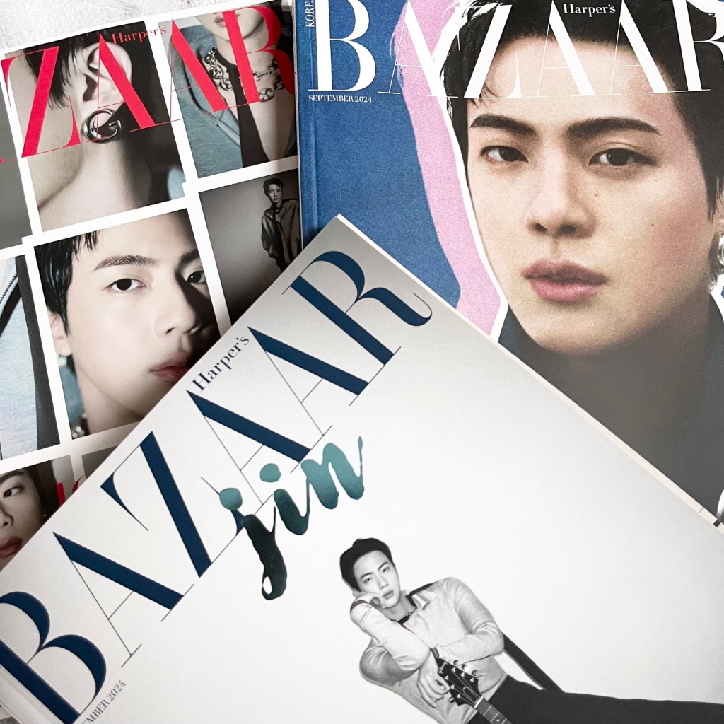 [Bazaar Korea 2024.9 (Cover: BTS Jin)] 封面類型 (A / B / C) | 蝦皮購物