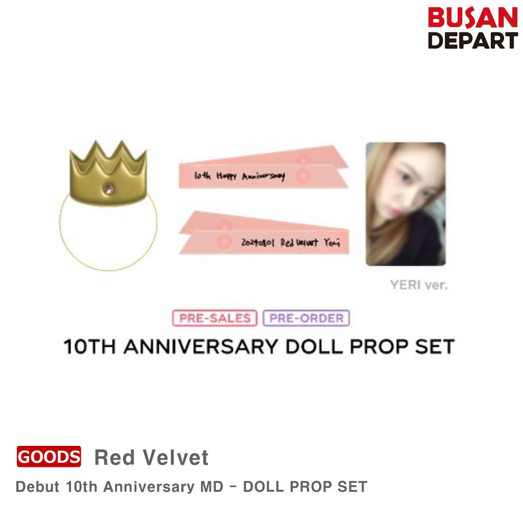 [DOLL PROP SET]Red Velvet Debut 10th Anniversary MD | 蝦皮購物