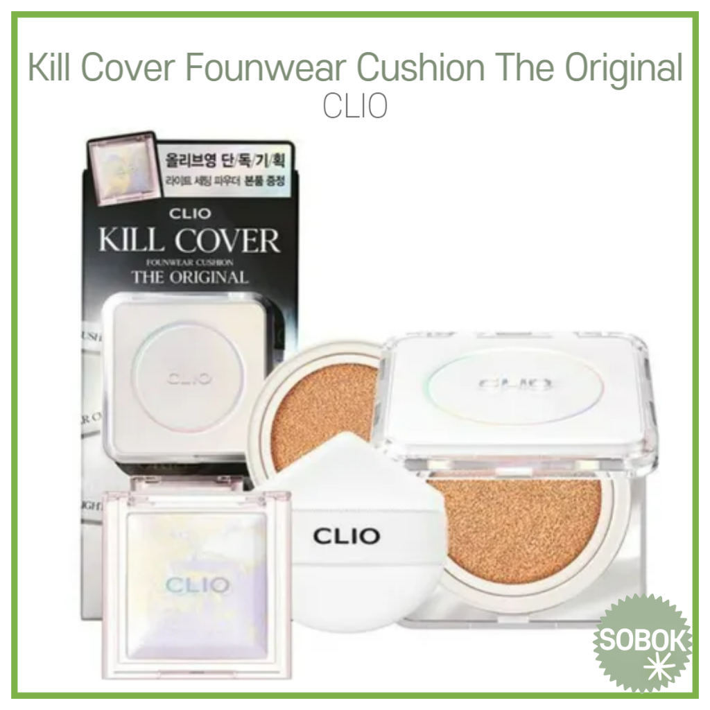 [CLIO] Kill Cover Founwear Cushion The Original 15g + 補充裝15g | 蝦皮購物