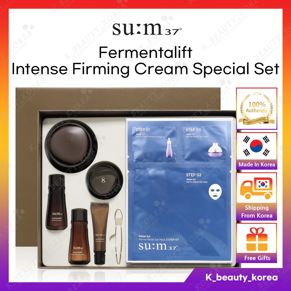 [SU:M37] SUM37 Fermentalift 提升 奶油 50ml 特別套裝 [韓國] | 蝦皮購物