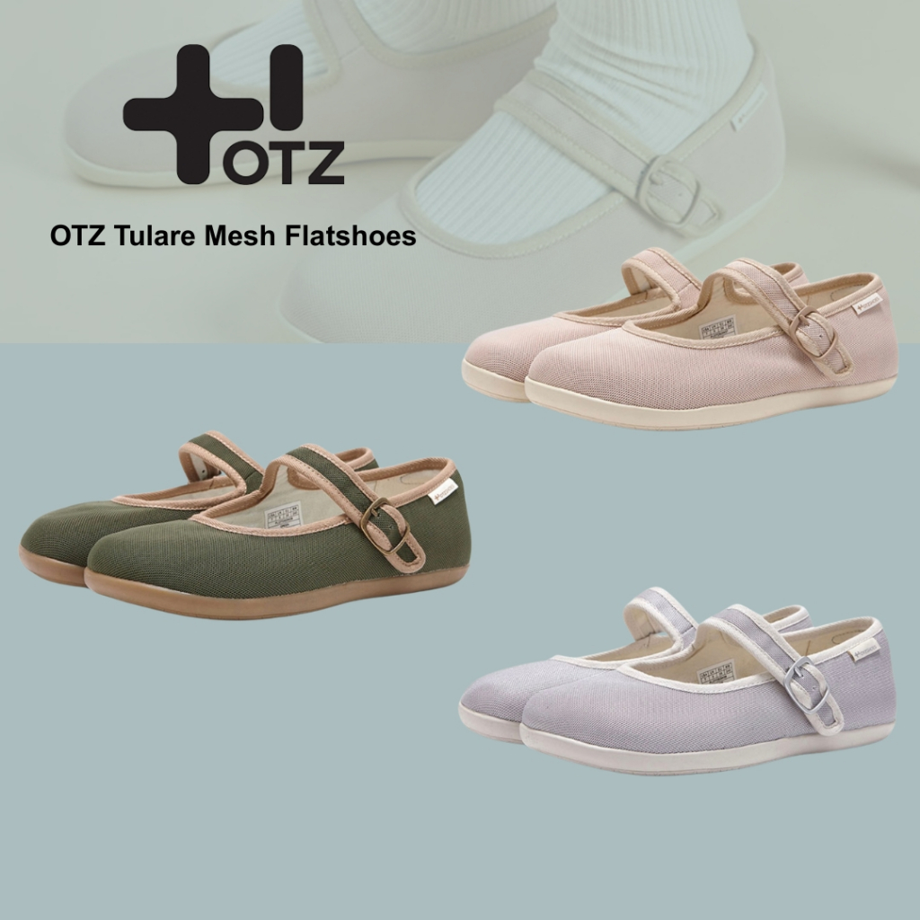 [OTZ] OTZ Tulare 網眼平底鞋 (3色) / 从韩国出发 | 蝦皮購物