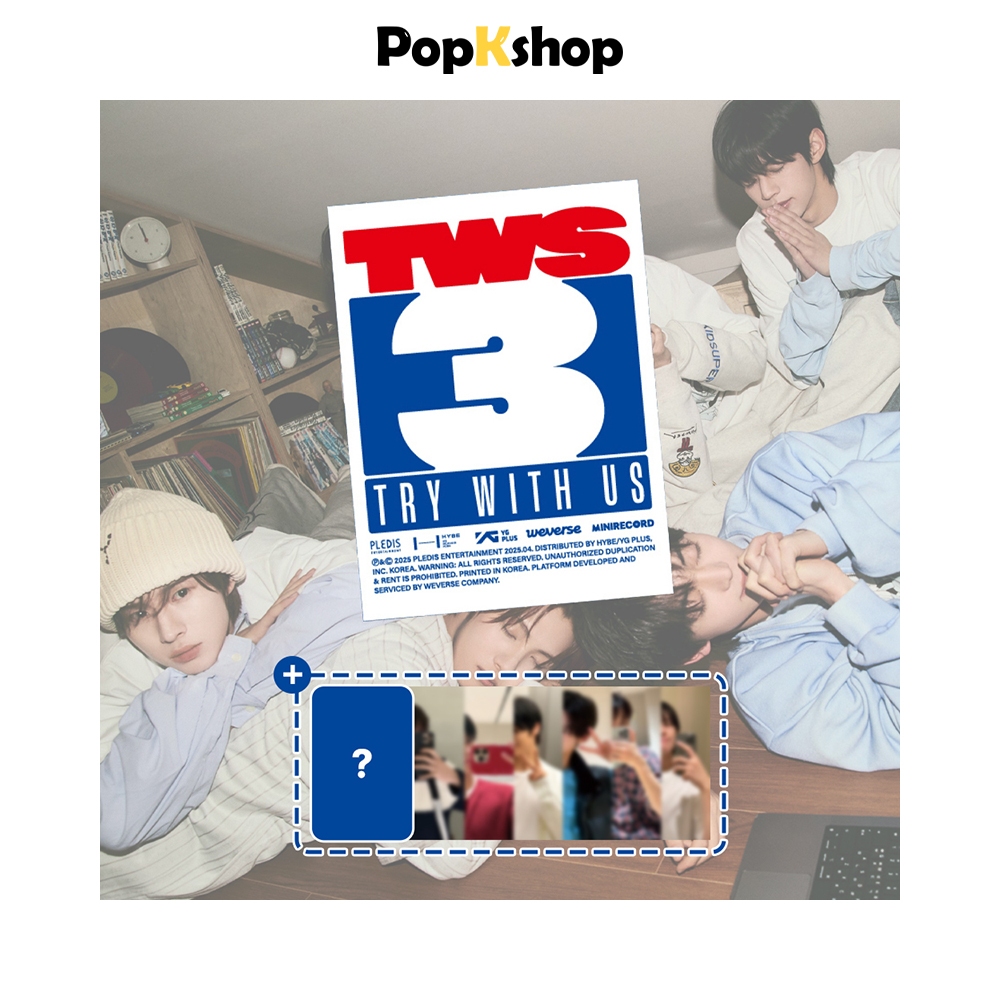 [特典] TWS 第3張迷你專輯 [ TRY WITH US ] Weverse Albums Ver | 蝦皮購物