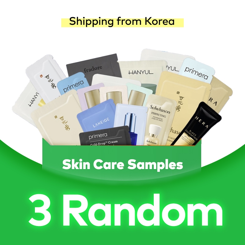 Korea Cosmetics Samples Random 3ea / 韓國化妝品樣品隨機3ea | 蝦皮購物