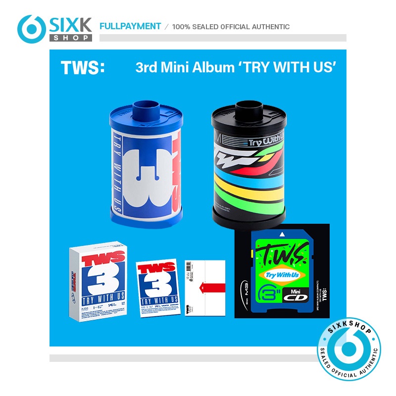 TWS 3rd Mini Album ‘TRY WITH US’ | 蝦皮購物