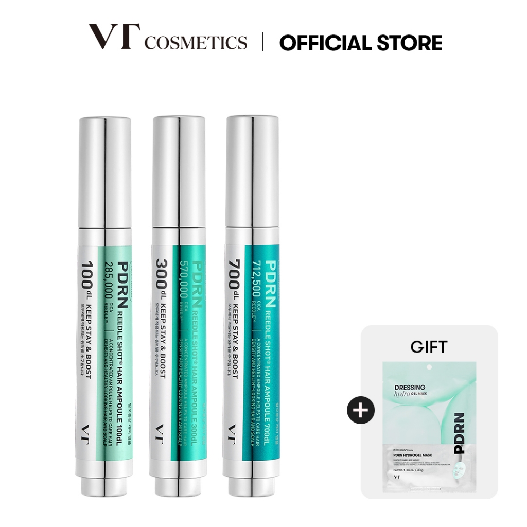 [VT] 老虎PDRN微晶育髮安瓶精華 100dL/300dL/700dL 頭皮滋養護理 [官方旗艦] | 蝦皮購物