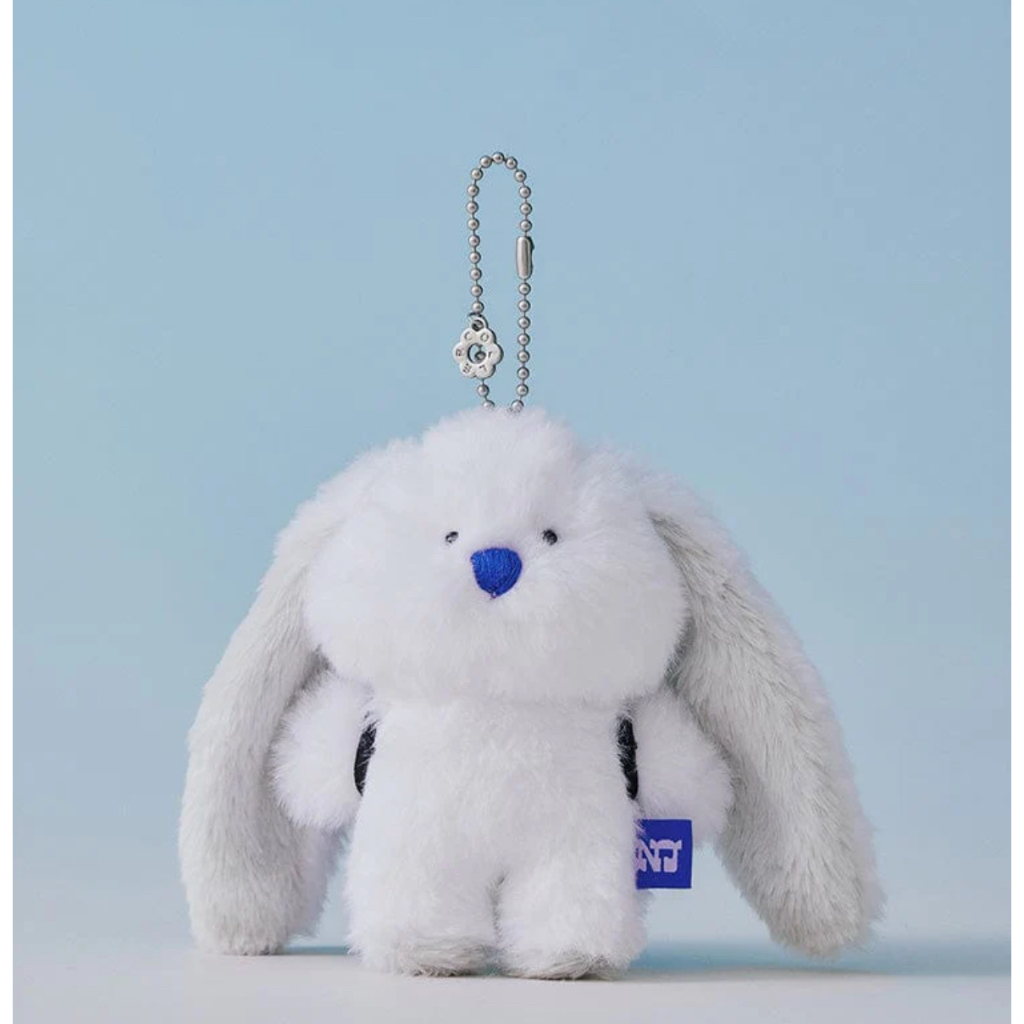 Nj X COLLER BUNNY 毛絨鑰匙圈(白色) | 蝦皮購物