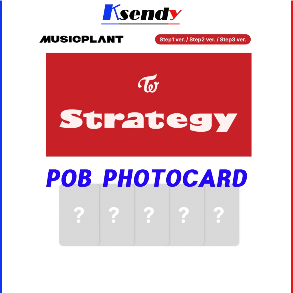Twice - STRATEGY POB 照片卡(音樂植物) | 蝦皮購物