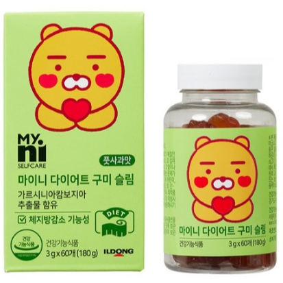 [ILDONG] Myni Diet gumi Slim 3 g x 60 片韓國果凍 | 蝦皮購物