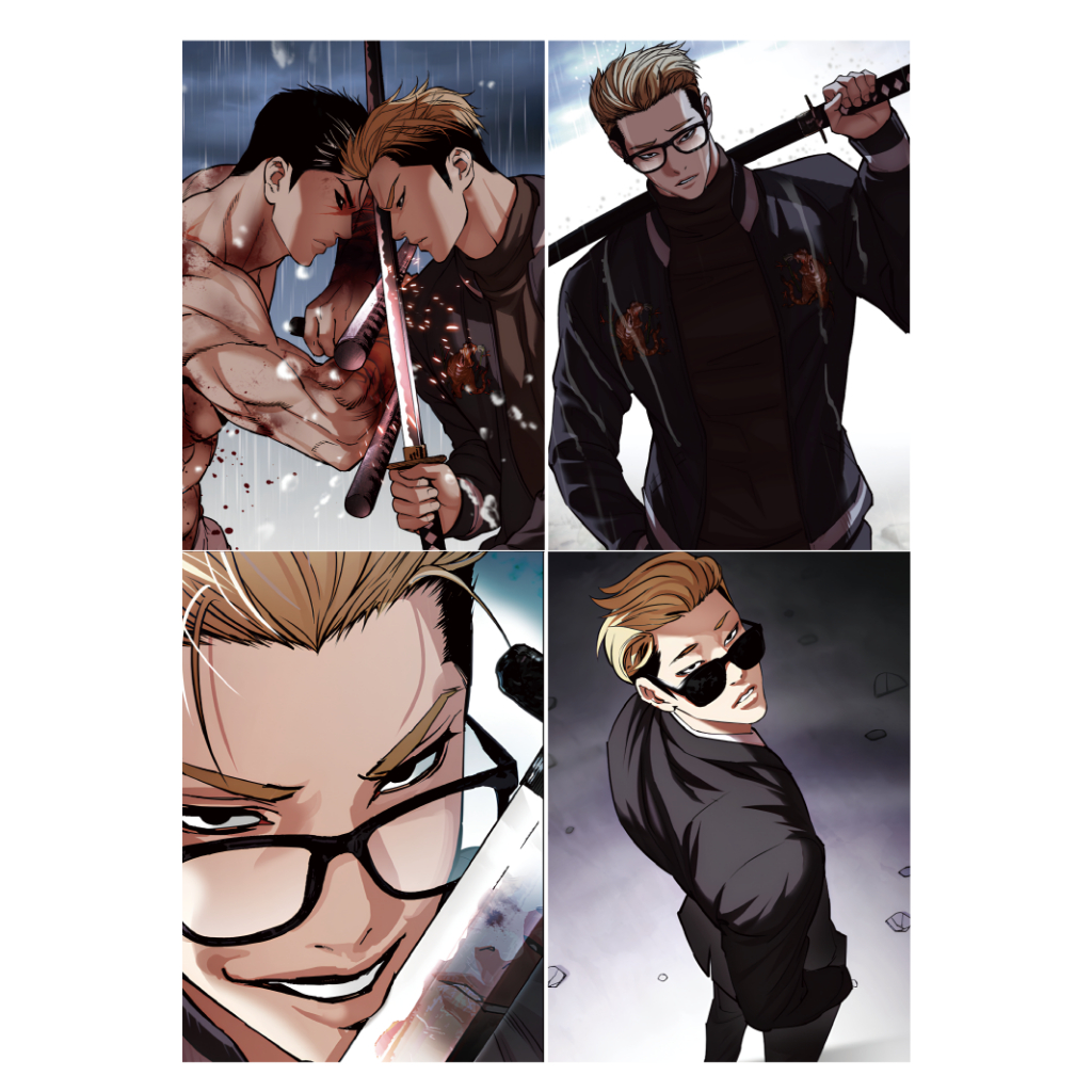 [K-webtoon] Lookism Goo Kim 海報套裝(4 種) | 官方醫學博士商品 | 蝦皮購物