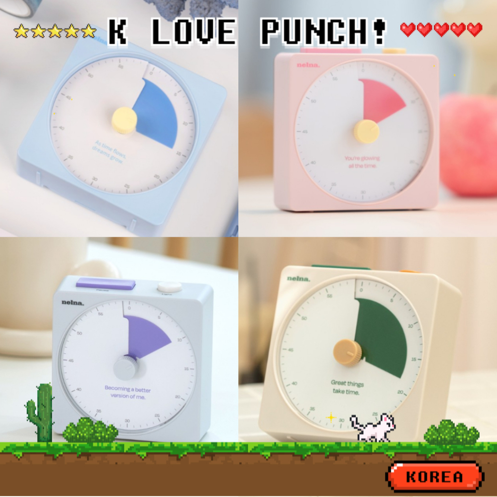 Nelna Focus on Timer (4type) | 專注計時器 番茄鐘 學習用秒錶 | 蝦皮購物