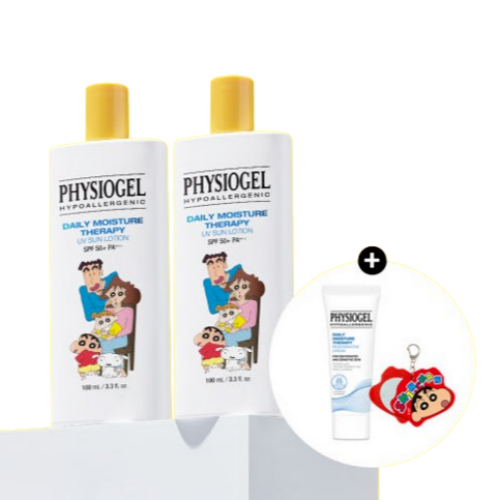 [物理凝膠] Dmt 日常保濕療法紫外線防曬乳液 100ml * 2(蠟筆小新合作:DMT 再生霜 10ml + 鏡面鑰 | 蝦皮購物