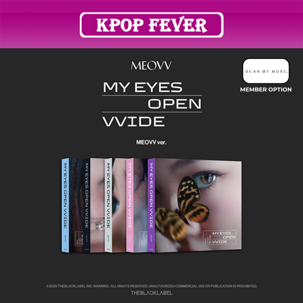 MEOVV [MY EYES OPEN VVIDE] MEOVV ver / 1st EP ALBUM + DMM PO | 蝦皮購物