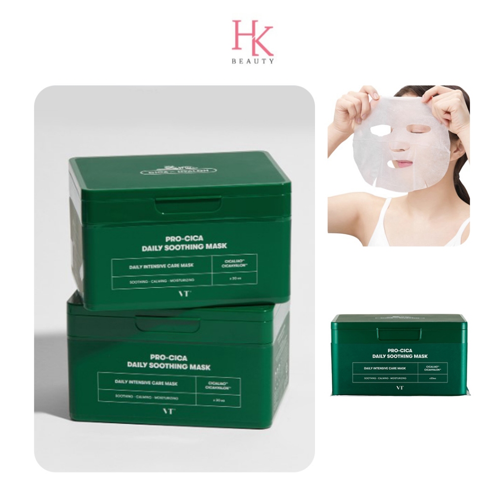 [VT] Pro-Cica Daily Soothing Mask (30ea) | 蝦皮購物