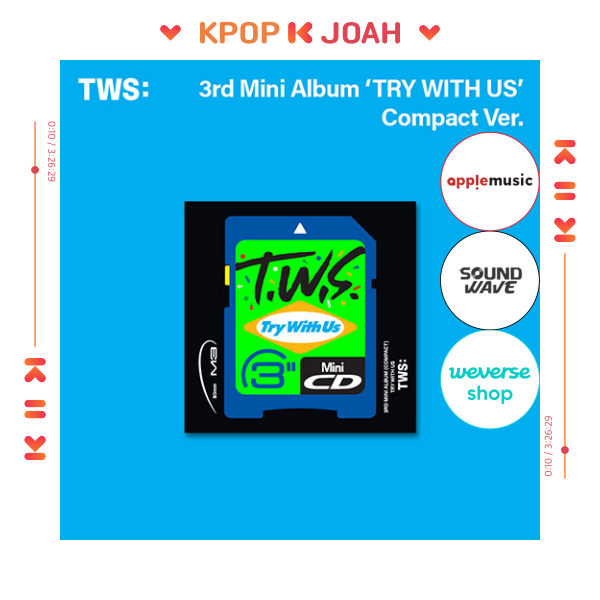 [POB] (Compact Ver.) TWS [TRY WITH US] 3rd Mini Album | 蝦皮購物