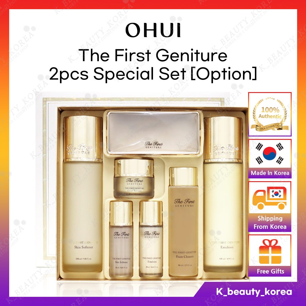 [O HUI] The First Geniture 2 件套 (爽肤水+乳液) Option [韓國] OHUI | 蝦皮購物