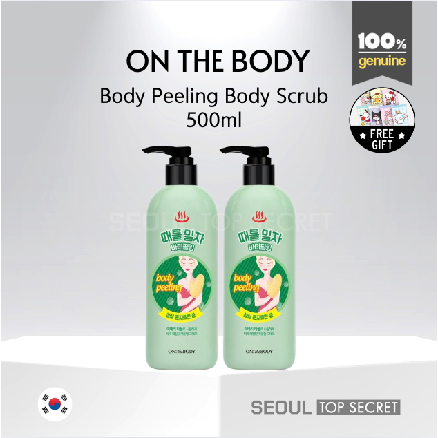 [ON:THE BODY] Body Peeling Body Scrub 500ml + Foot Shampoo | 蝦皮購物