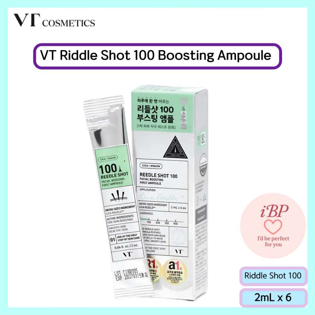 [VT] Riddle shot 100 面部提升第一安瓿 2ml x 6 小瓶 | 蝦皮購物