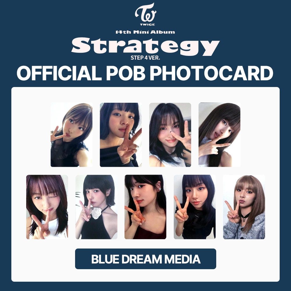 [官方] TWICE 'STRATEGY' STEP 4 ver. BDM 官方 POB 小卡 | 蝦皮購物