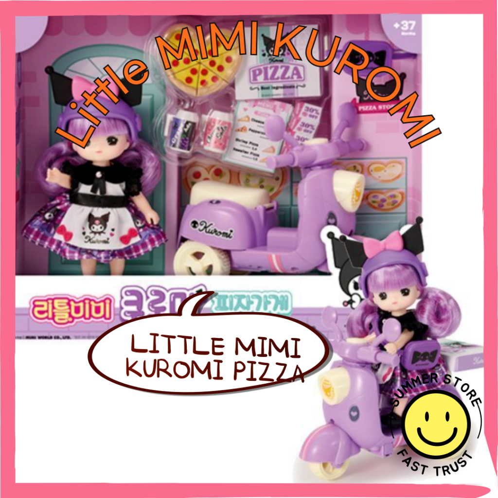 三麗鷗 [Mimi WORLD] Sanrio Characters x Little Mimi Kuromi Pizz | 蝦皮購物