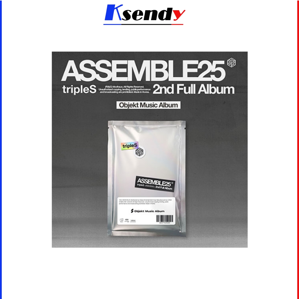 tripleS 2nd Full Album [ ASSEMBLE25 ] Objekt Music Album | 蝦皮購物