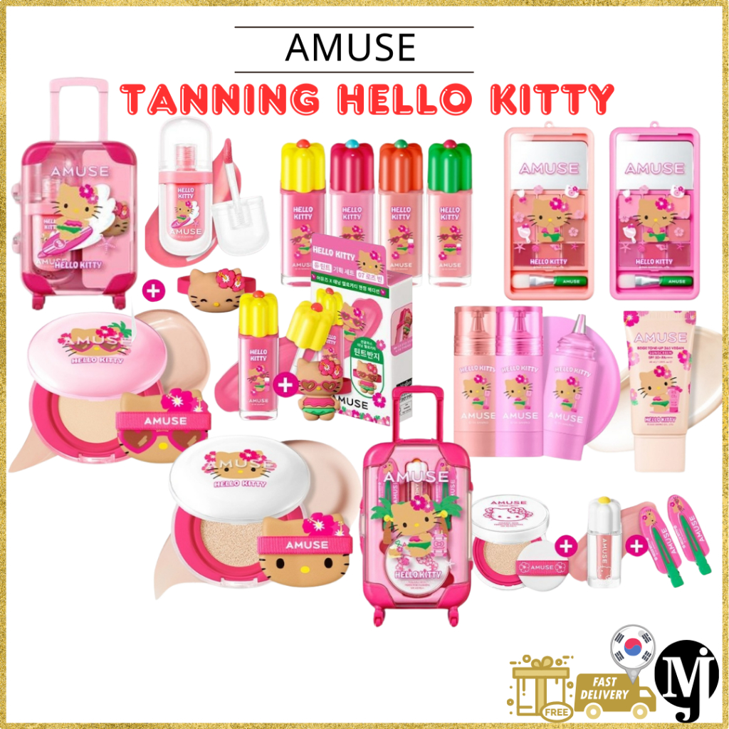 Amuse Tanning Hello Kitty Cushion Dew Tint Jell-Fit Tint Che | 蝦皮購物