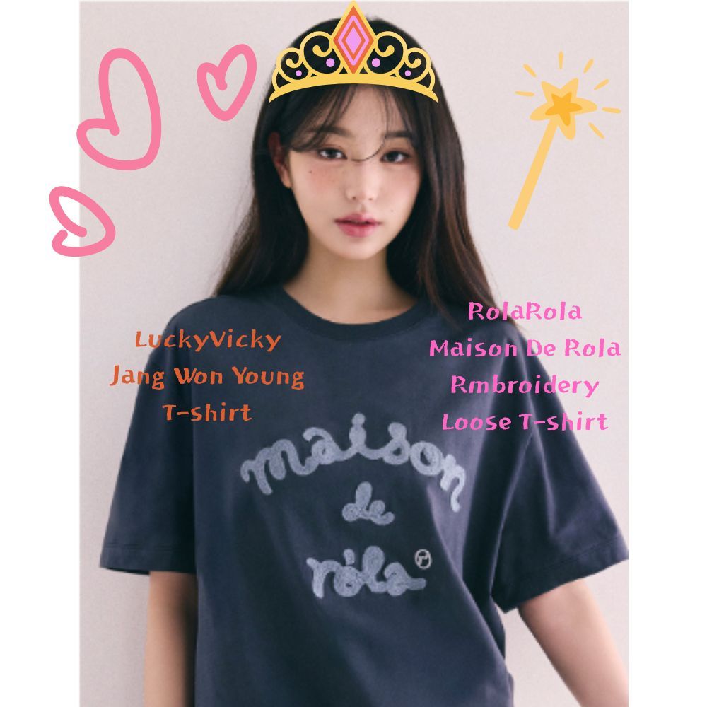 Lucky Vicky Jang Won Young T 恤 RolaRola Maison De Rola Rmbro | 蝦皮購物