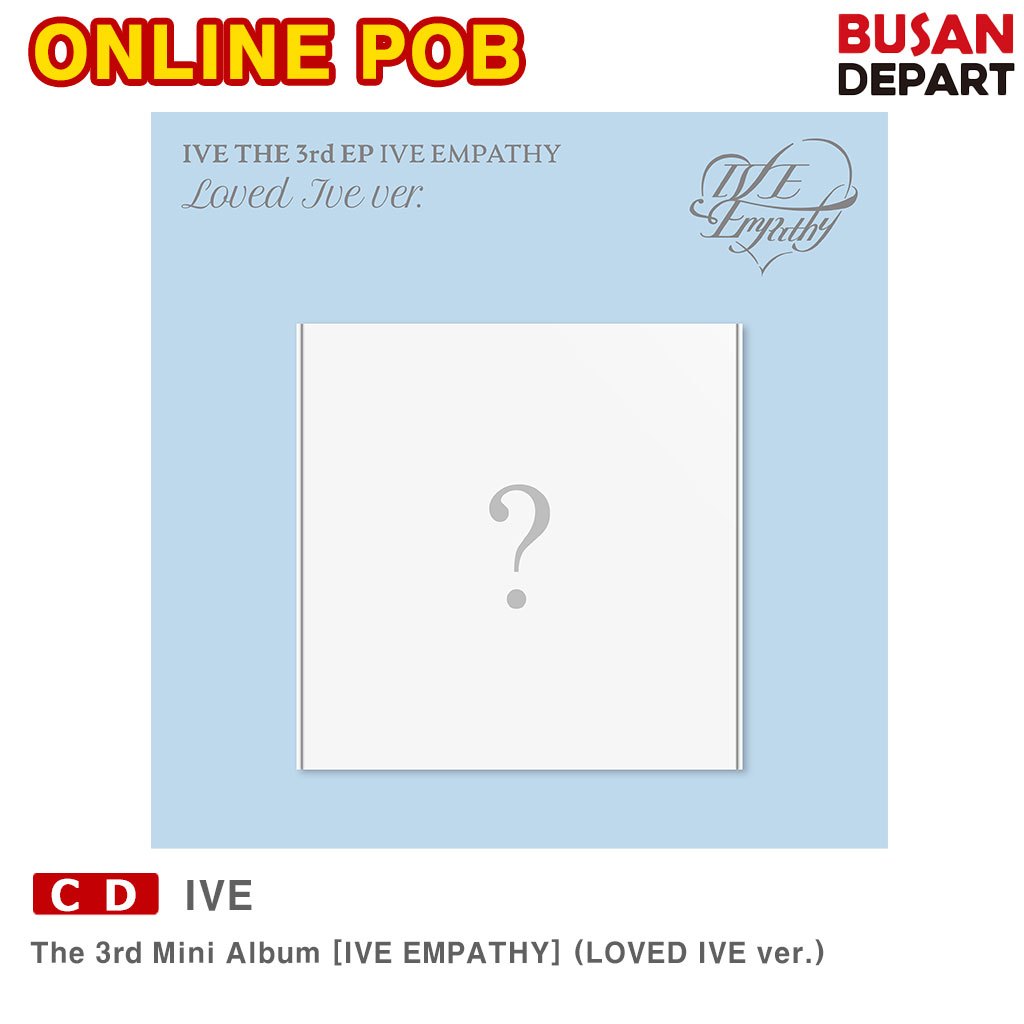 [ONLINE POB]IVE The 3rd Mini Album [IVE EMPATHY] (LOVED IVE) | 蝦皮購物