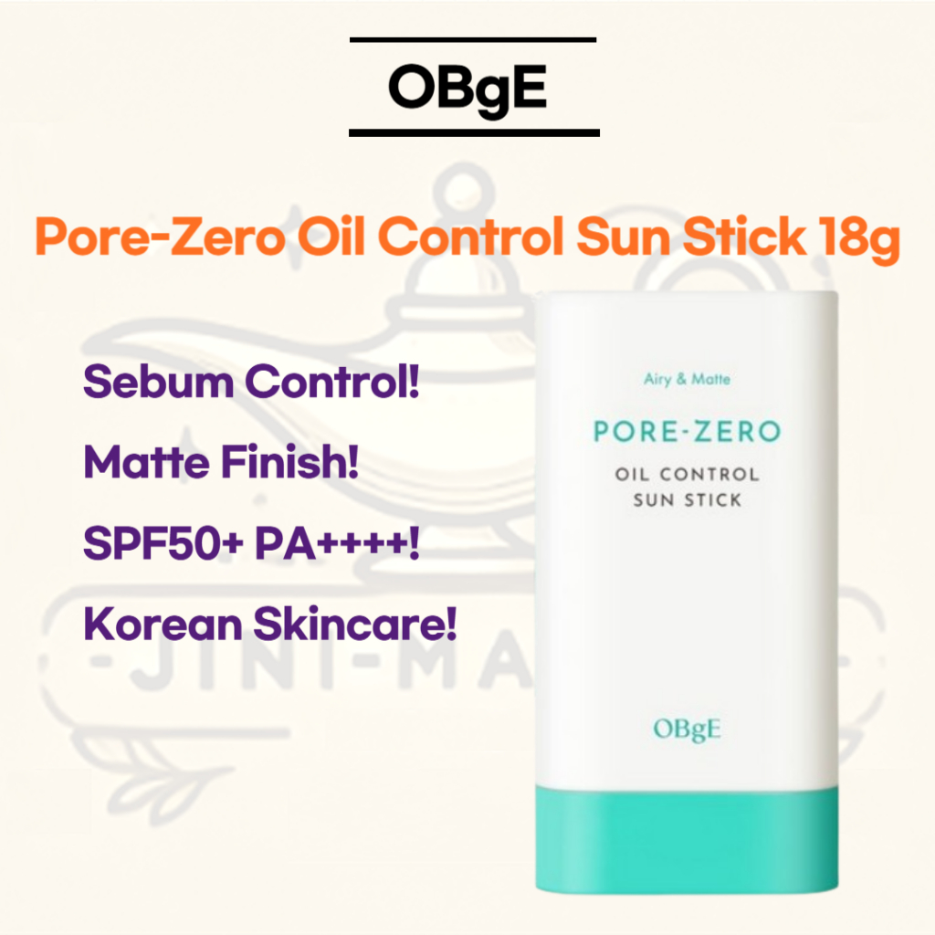 [OBgE] 毛孔零控油防曬棒 18g | 皮脂控制 | 啞光飾面 | SPF50+ PA++++ | 韓國護膚品 | 蝦皮購物