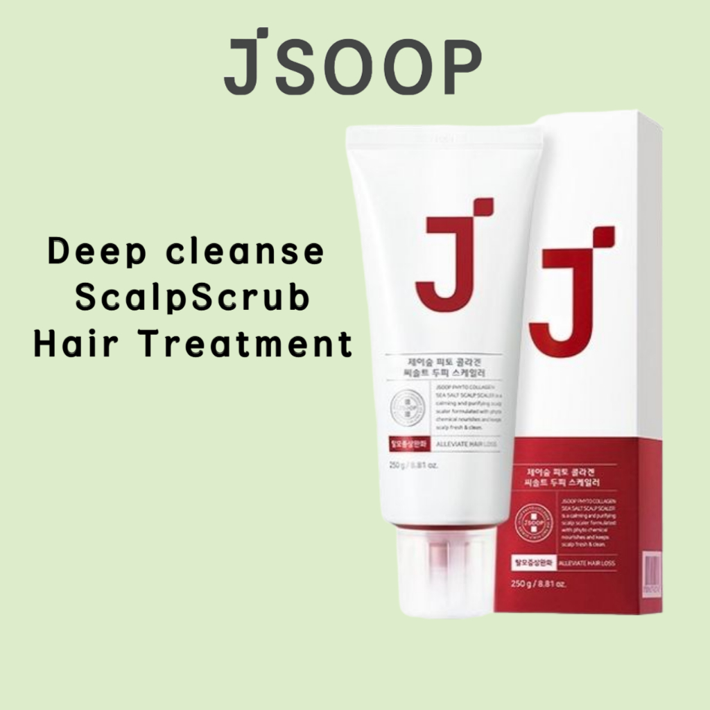 JSOOP 頭皮潔牙機,膠原蛋白頭皮磨砂膏,海鹽去角質,韓國護髮,深層清潔頭皮,頭皮護理 | 蝦皮購物