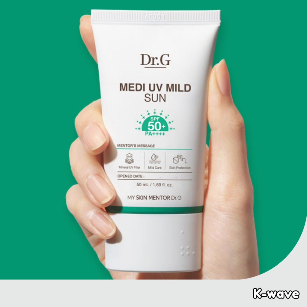 Dr.G Medi UV Mild Sun SPF50+/PA++++ 50ml EXP 適用於 2027 年敏感肌膚日 | 蝦皮購物