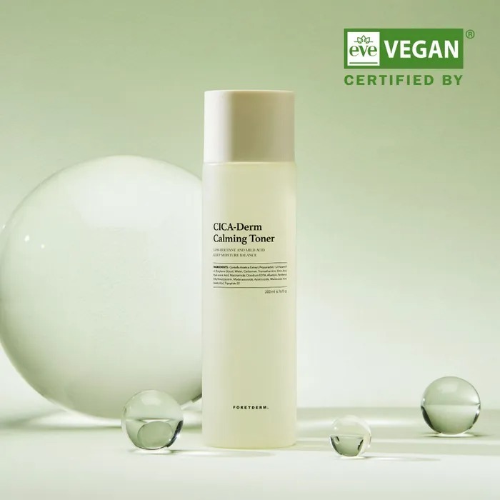 [韓國製造] FORETDERM CICA-Derm 鎮靜爽膚水 200ml | 蝦皮購物