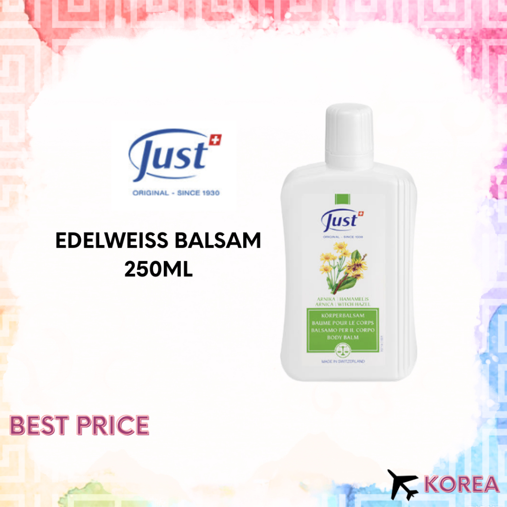 [Swiss JUST] Edelweiss Balsam 250ml / All Skin Essential 爽膚水 | 蝦皮購物