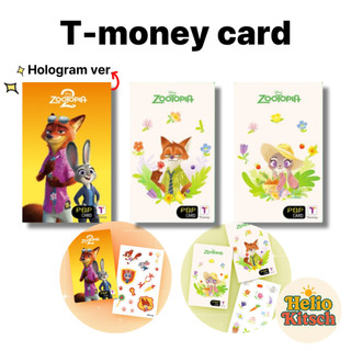 迪士尼 [韓國正品] Disney Zootopia T-Money 運輸卡 – 全息圖版 + 免費貼紙 | 地鐵 / | 蝦皮購物