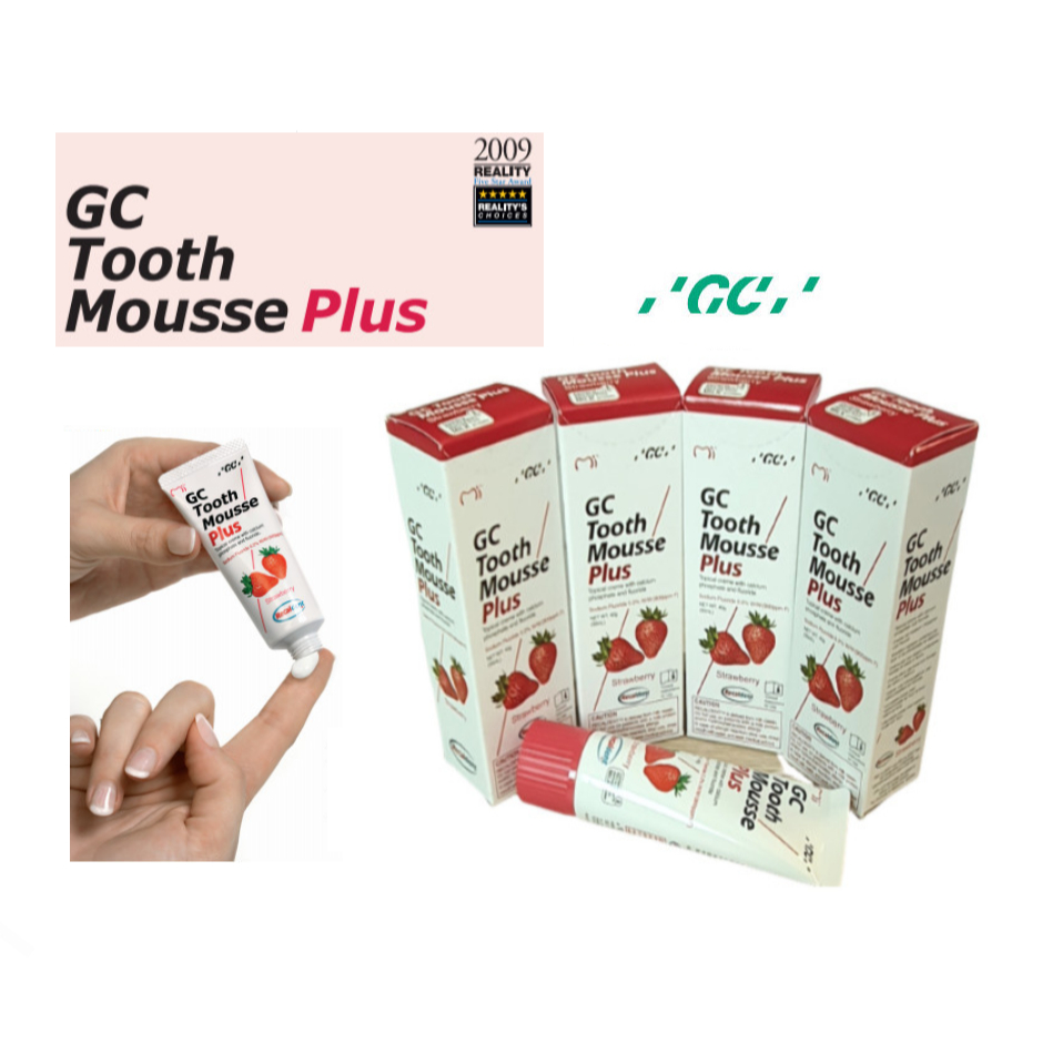 TOOTH MOUSSE PLUS FROM JAPAN 1+1(2BOXES) 40g(35mL) 含磷酸鈣和氟化物的 | 蝦皮購物