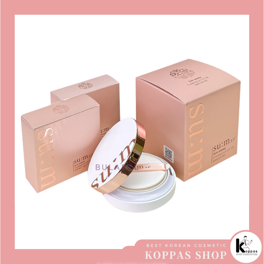 SUM 37 Sun Away Cooling Sun CC EX 15g+15g補充裝+15g補充裝 SPF50+ | 蝦皮購物