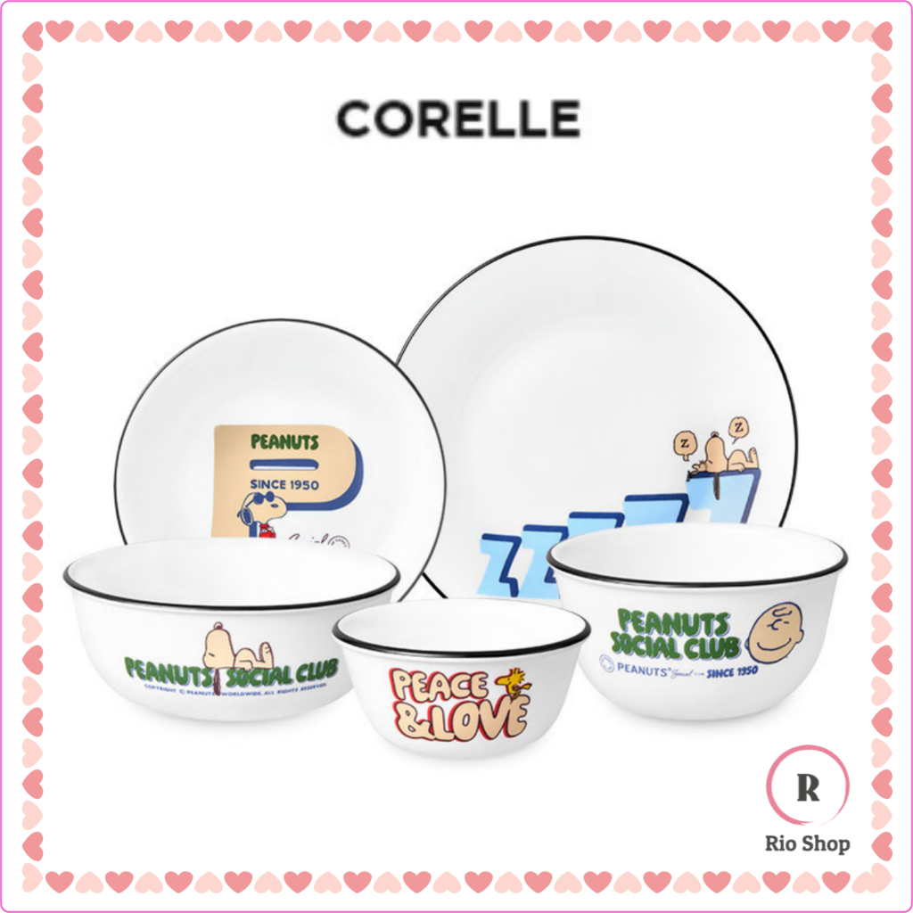 Corelle x Peanuts 75 週年紀念版 5 件套 | 蝦皮購物