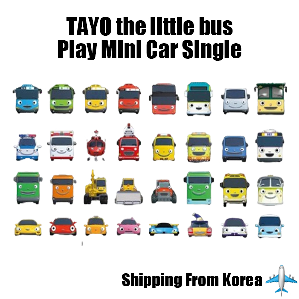 [TAYO The little bus] Play Mini Car Single Series - 韓國市場32款 | 蝦皮購物