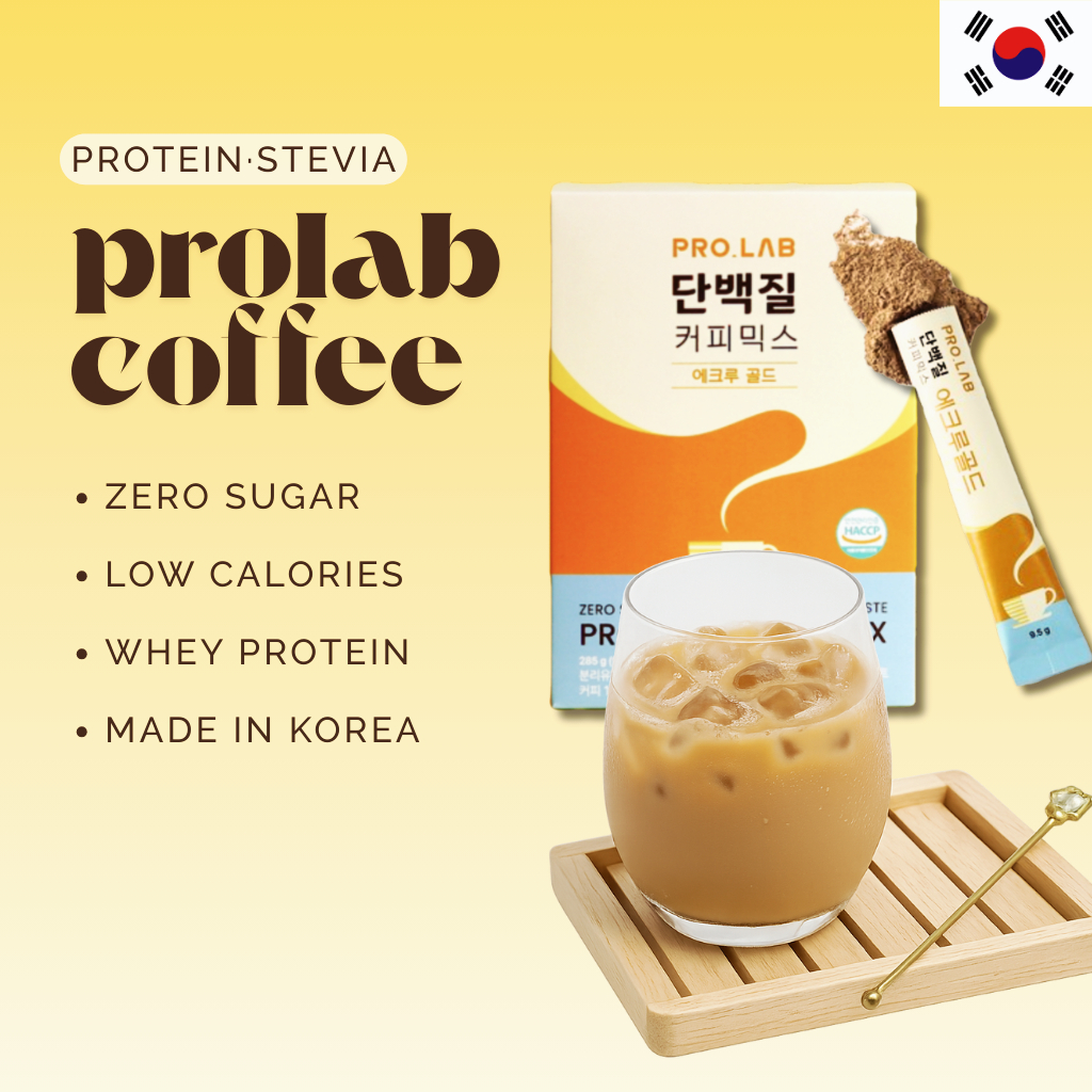 Prolab Protein Stevia Coffee Mix Ecru Gold(零糖)30 包 - 高蛋白速溶咖啡 | 蝦皮購物