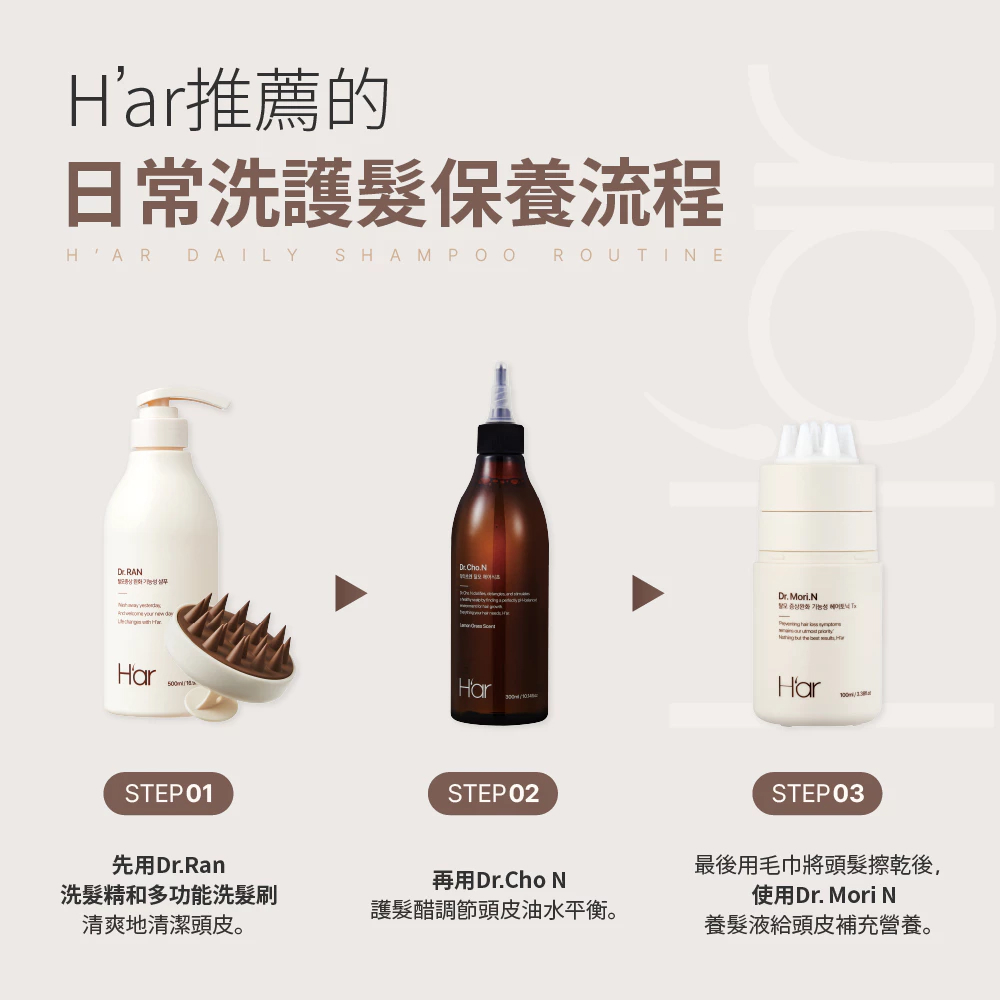 [H’ar 韓國官方] Dr. Ran 天然蛋白滋養洗髮精 500ml | 蝦皮購物