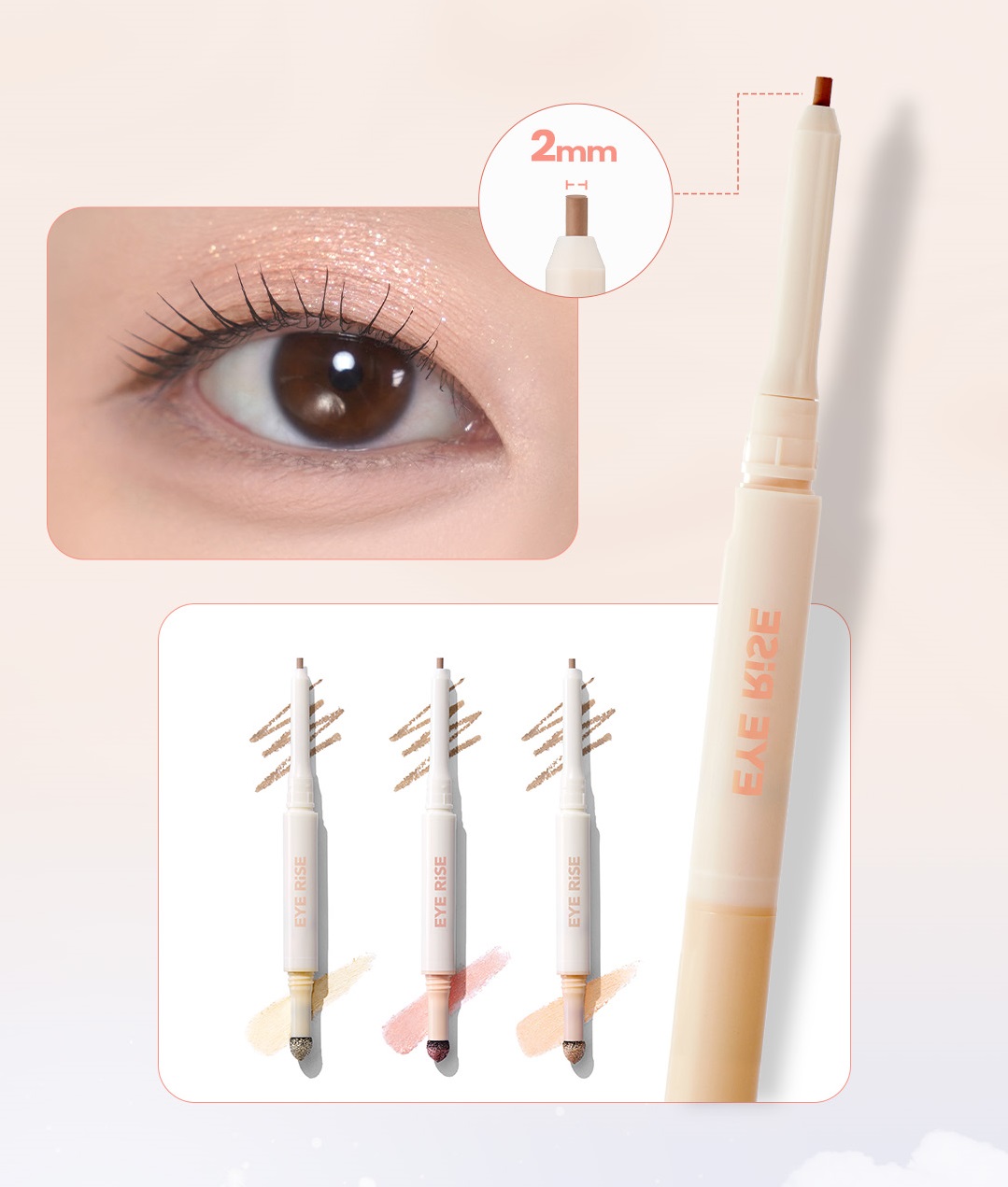 [THE FACE SHOP] Eye Rise Dual Under Eye Maker 0.6g 雙眼皮機 眼影 | 蝦皮購物
