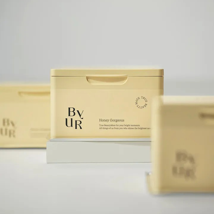 韓國[BYUR]每日補水精華面膜玻尿酸保濕鎮定舒緩溫和緊緻提亮面膜 30片 | 蝦皮購物