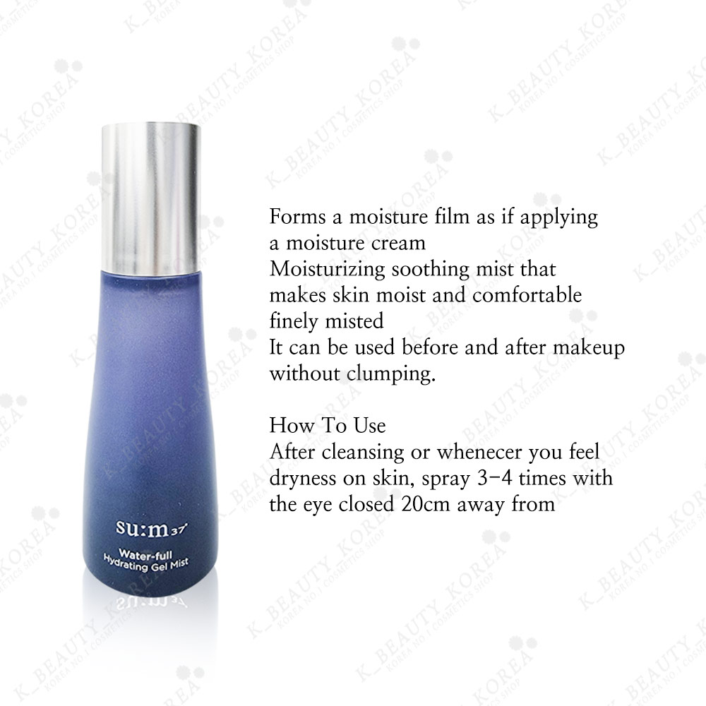 [SU:M37] SUM37 Water-Full 保濕的 水分 Mist (60ml x 2ea) [韓國] | 蝦皮購物