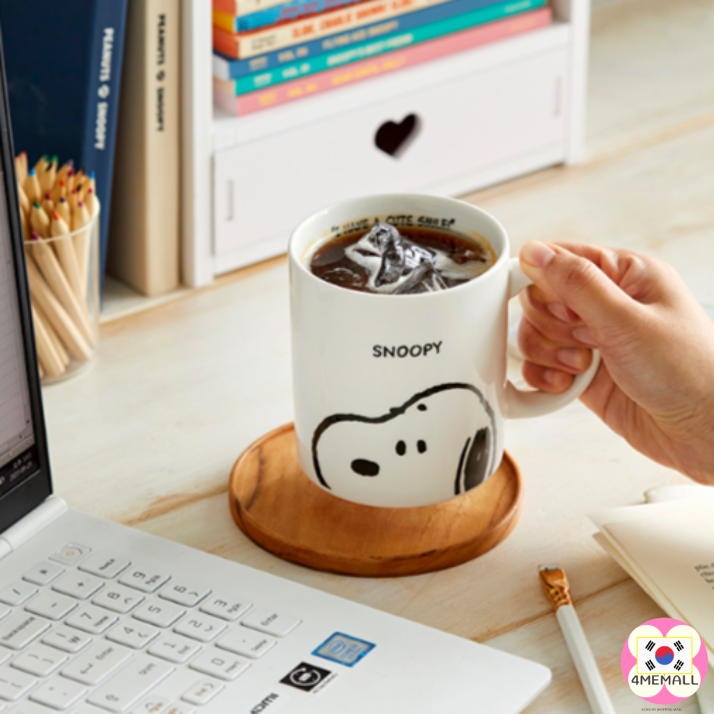 [Peanuts] 史努比和伍德斯托克面部馬克杯 1P 禮物 360ml 杯子馬克杯 Snoopy mug | 蝦皮購物